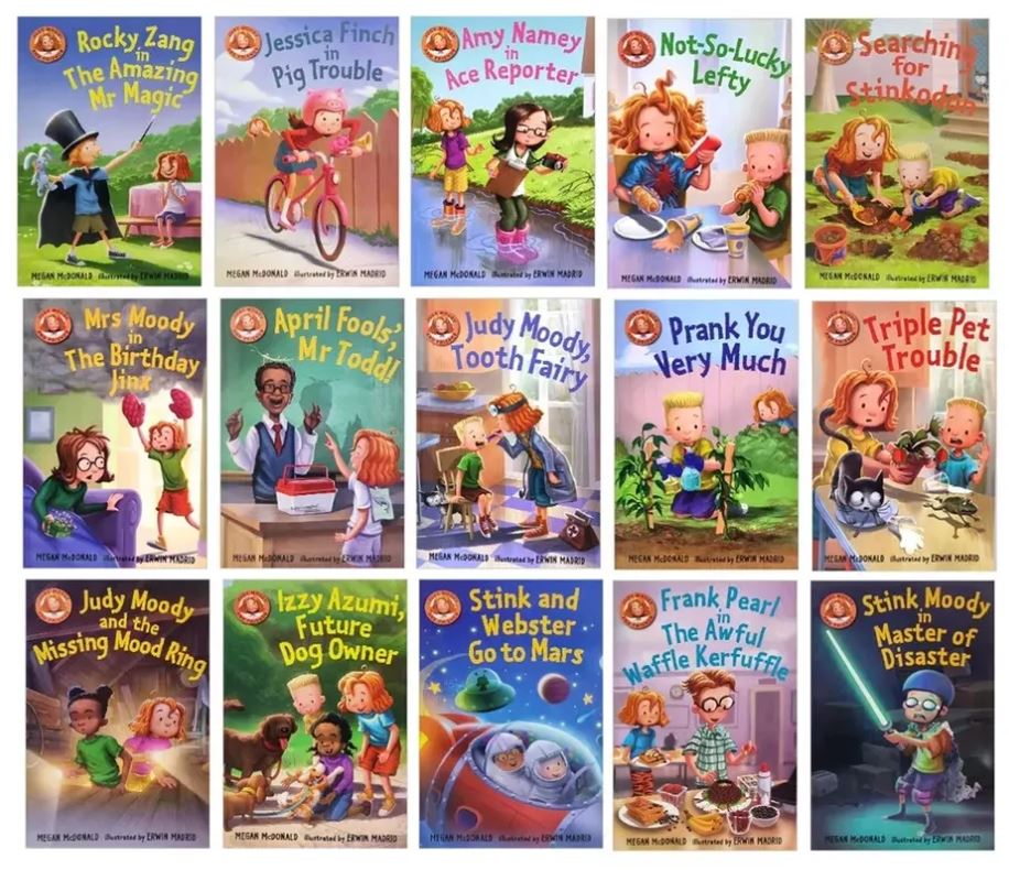 Judy Moody and Friends Series By Megan McDonald: illustrated 15 Books ...
