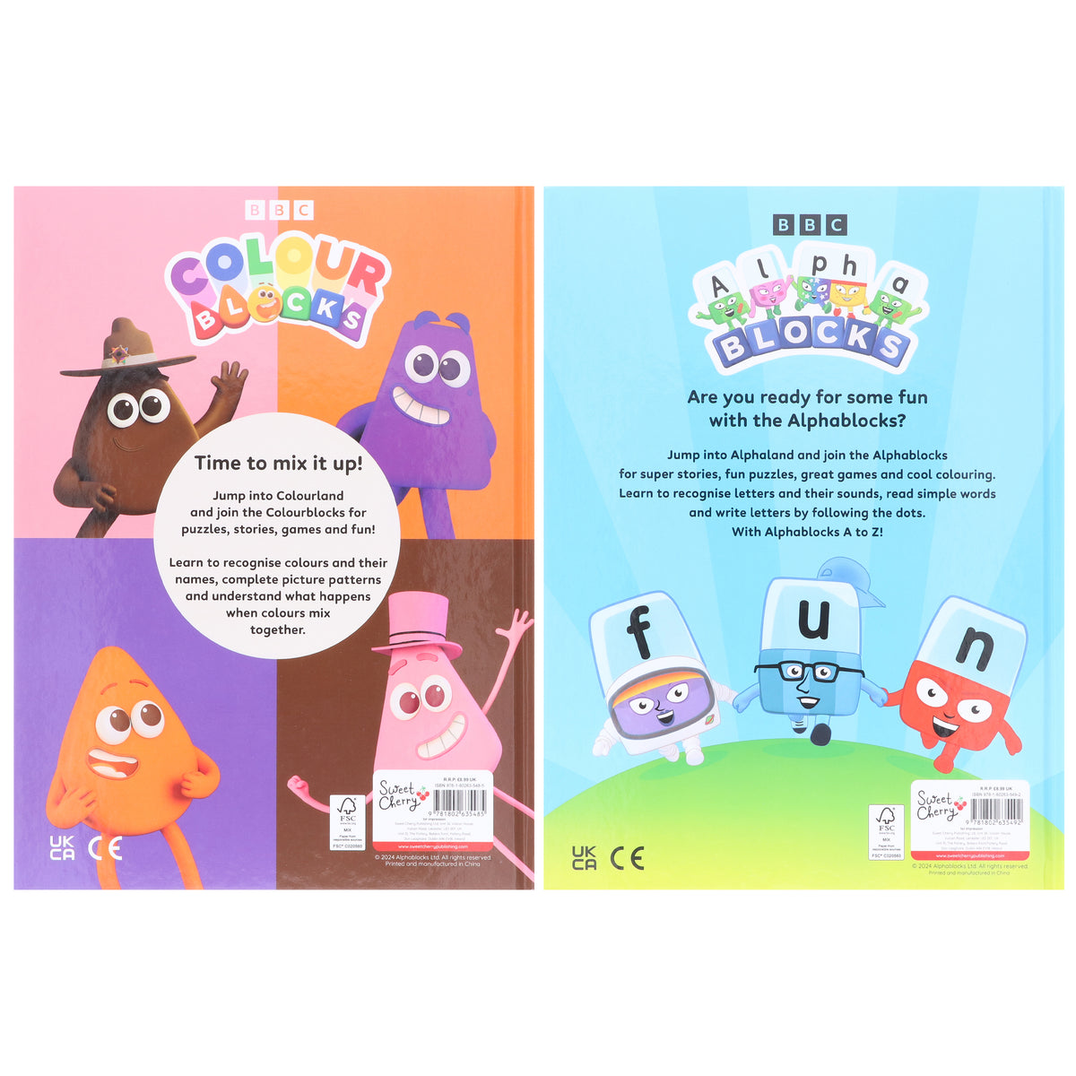 Alphablocks & Colourblocks Annual 2025 By Sweet Cherry Publishing: 2 B – Bangzo Books Wholesale