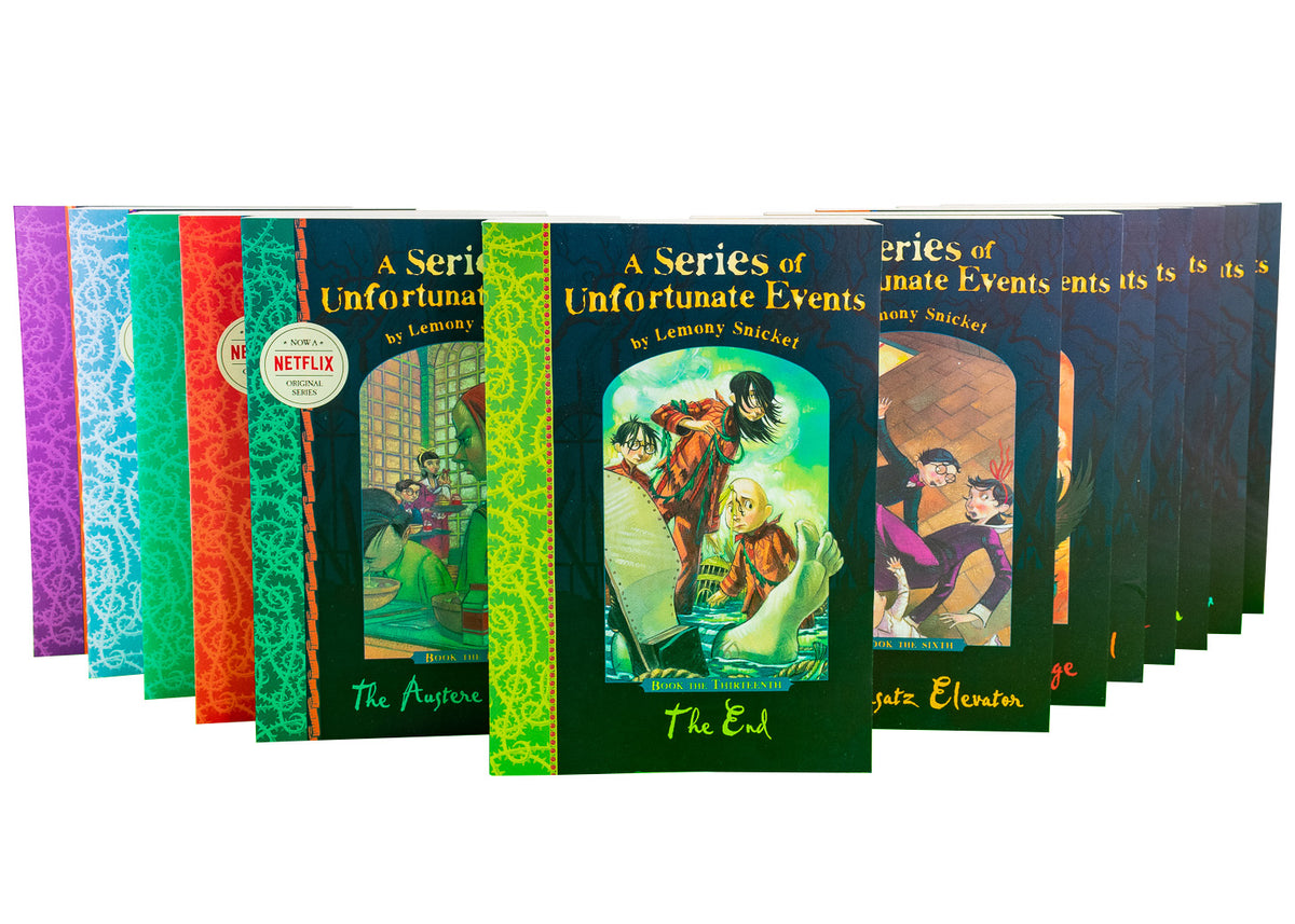 A Series of Unfortunate Events By Lemony Snicket 13 Books Collection S ...