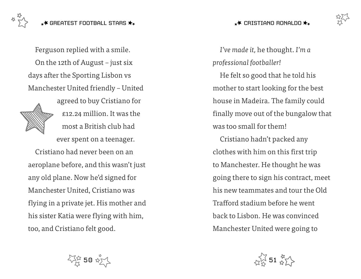 The Greatest Football Stars Series By Luke Paton: 5 Books Collection B ...