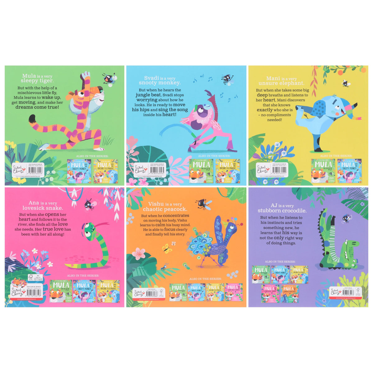 Mula and the Fly Animal Fun Yoga Stories 6 Picture Books Collection Se ...