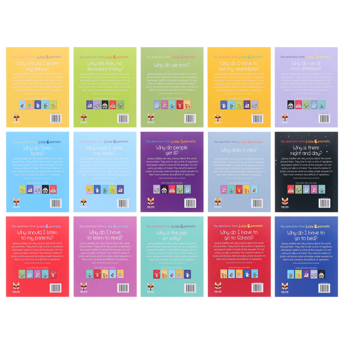 Big Questions from Little Learners 15 Book Collection Box Set by Simon ...