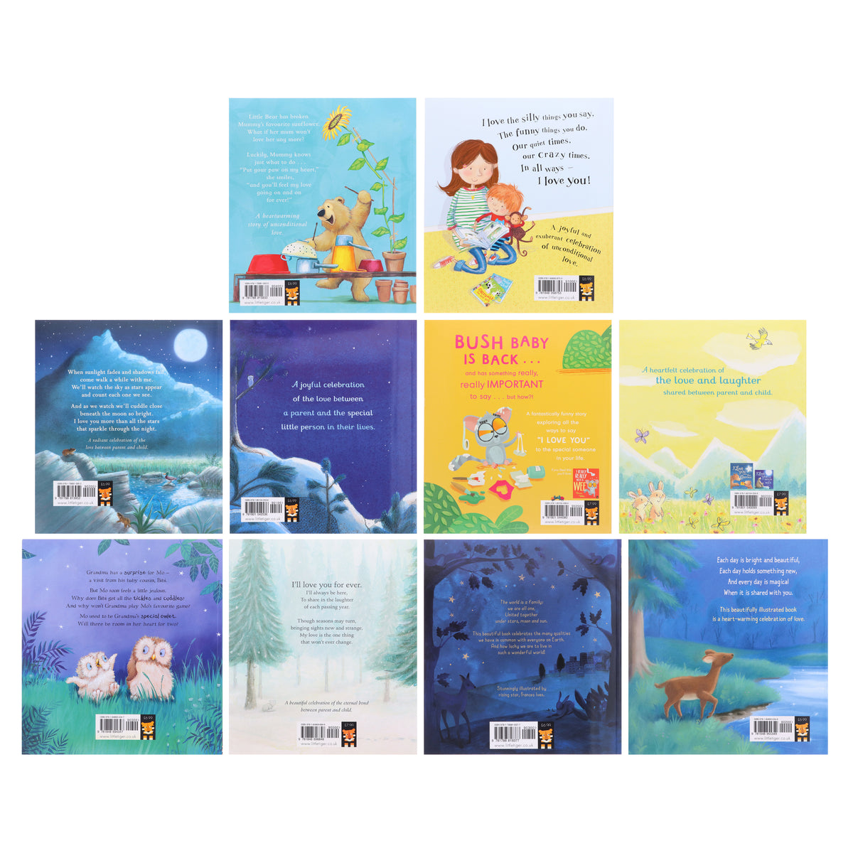 I Love You Series Children's 10 Picture Books Collection Set - Ages 3 ...