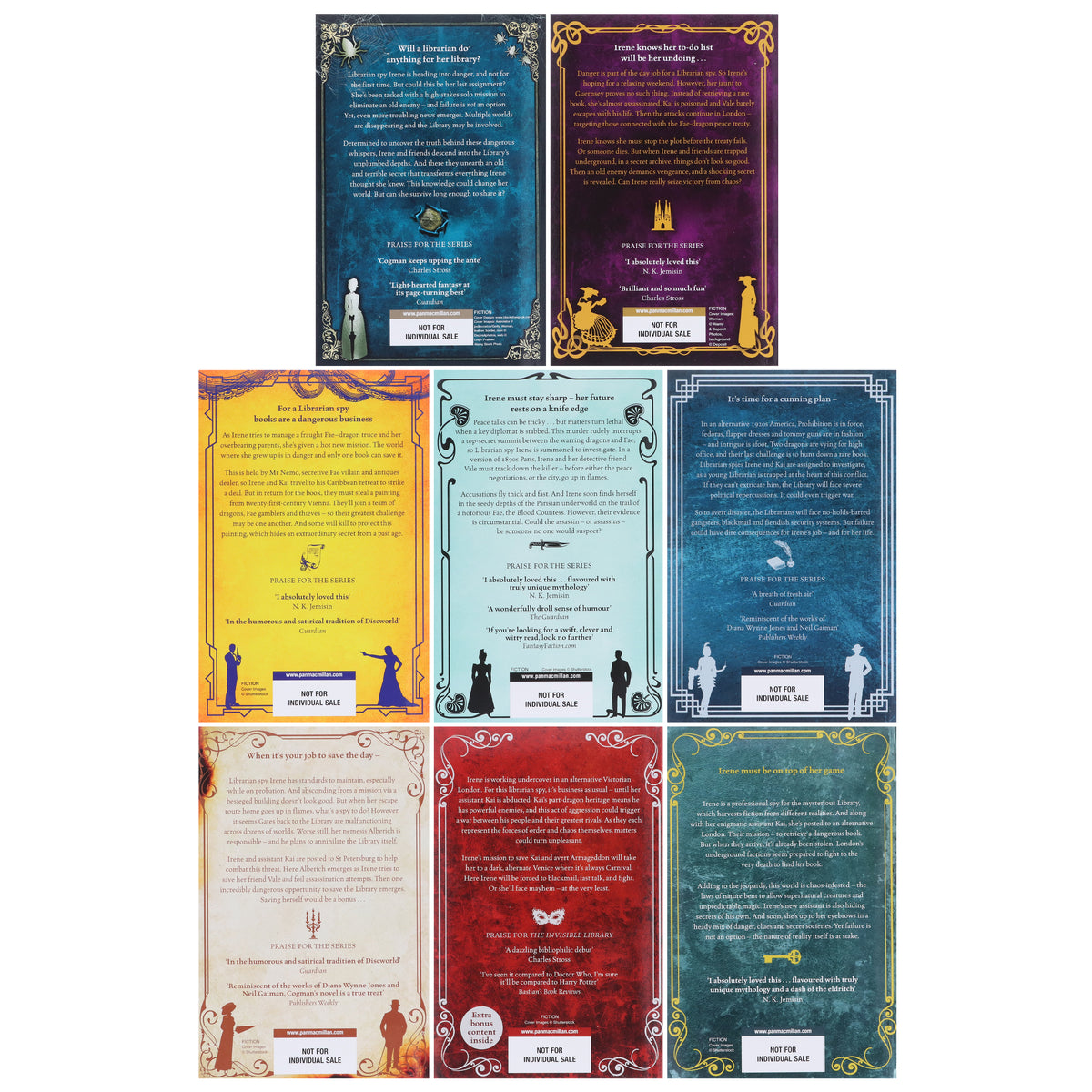 The Invisible Library Series By Genevieve Cogman Complete 8 Books Coll ...