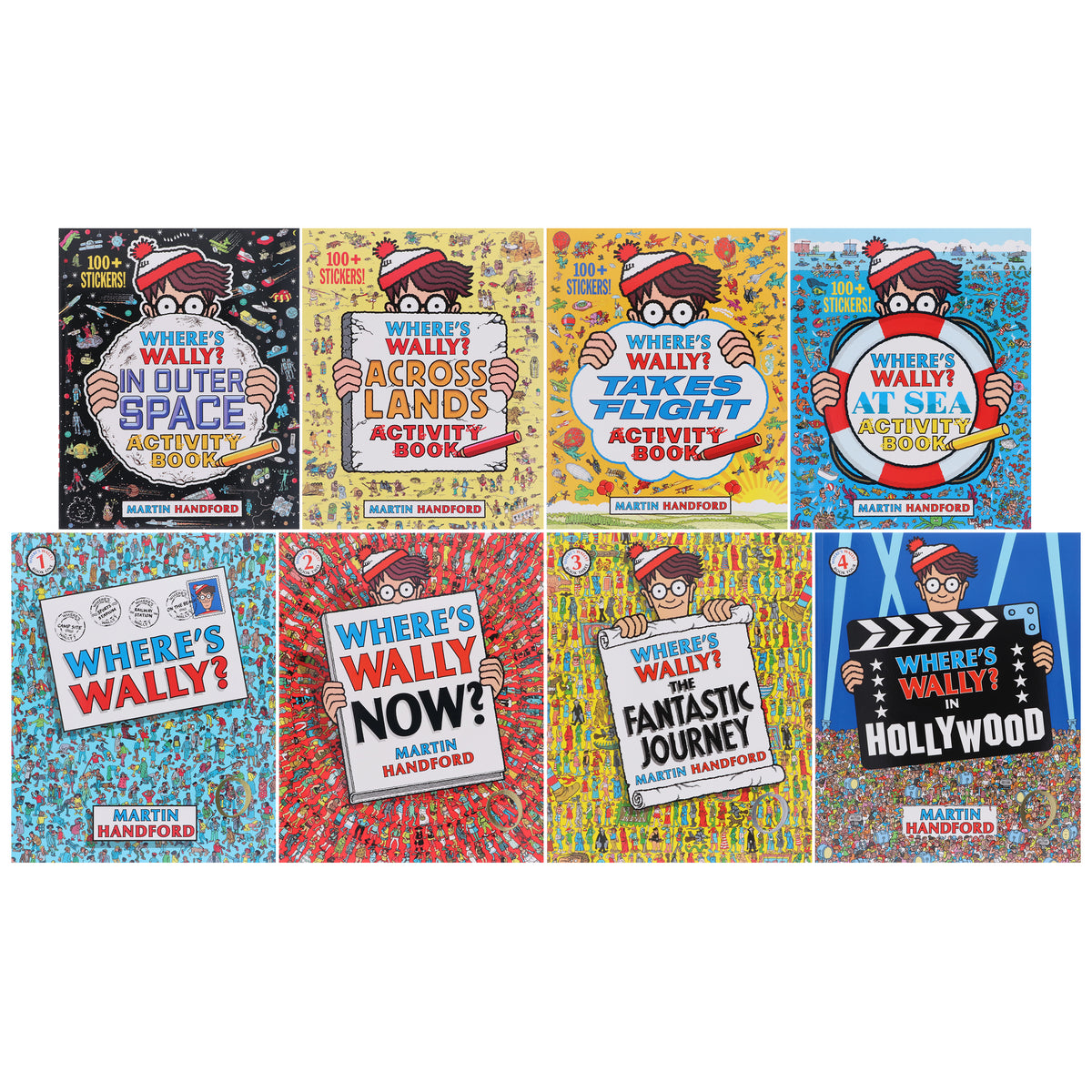 Where's Wally Amazing Adventures and Activities 8 Books Bag Collection ...