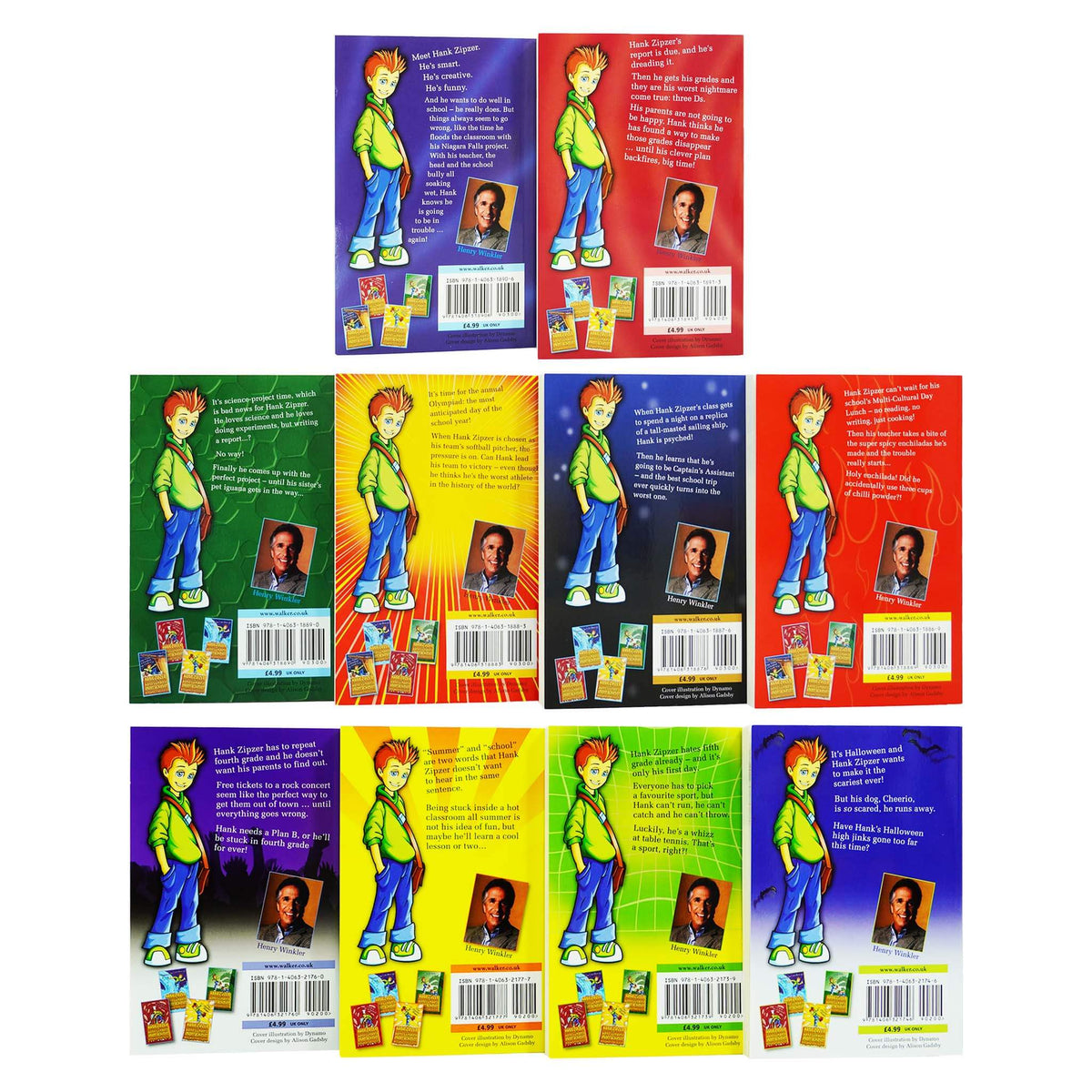 Hank Zipzer 10 Books Box Set Collection by Henry Winkler and Lin Olive ...