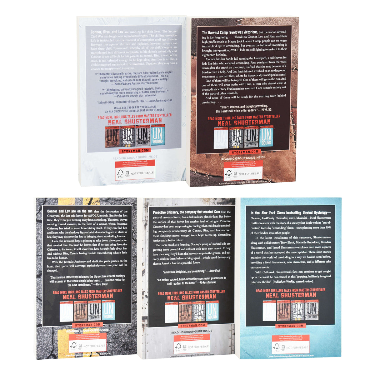 The Ultimate Unwind Dystology Collection by Neal Shusterman 5 Books Bo ...