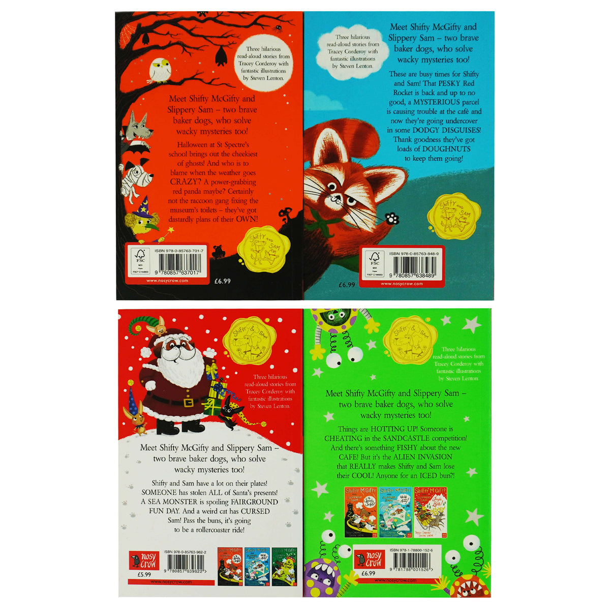 Shifty McGifty and Slippery Sam Series by Tracey Corderoy 4 Books Coll ...