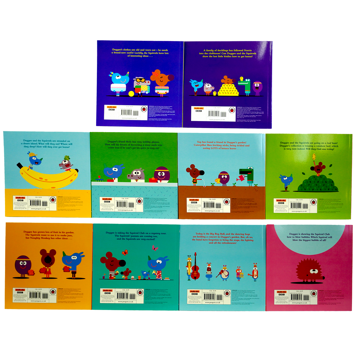 Hey Duggee: Duggee's Brilliant 10 Books Books Set - Ages 2-6 - Paperba ...