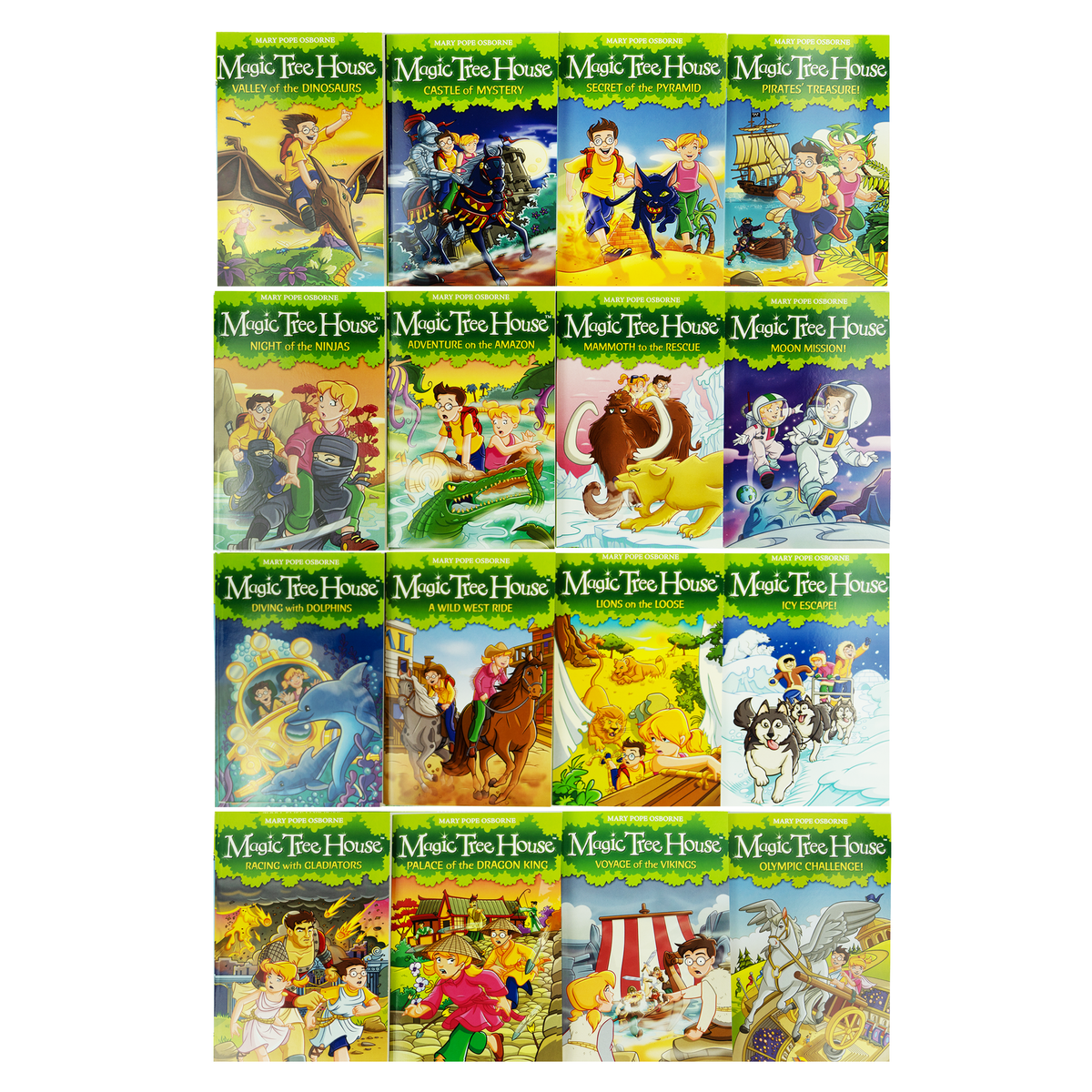 Magic Tree House Collection By Mary Pope Osborne 16 Books Set - Ages 5 ...