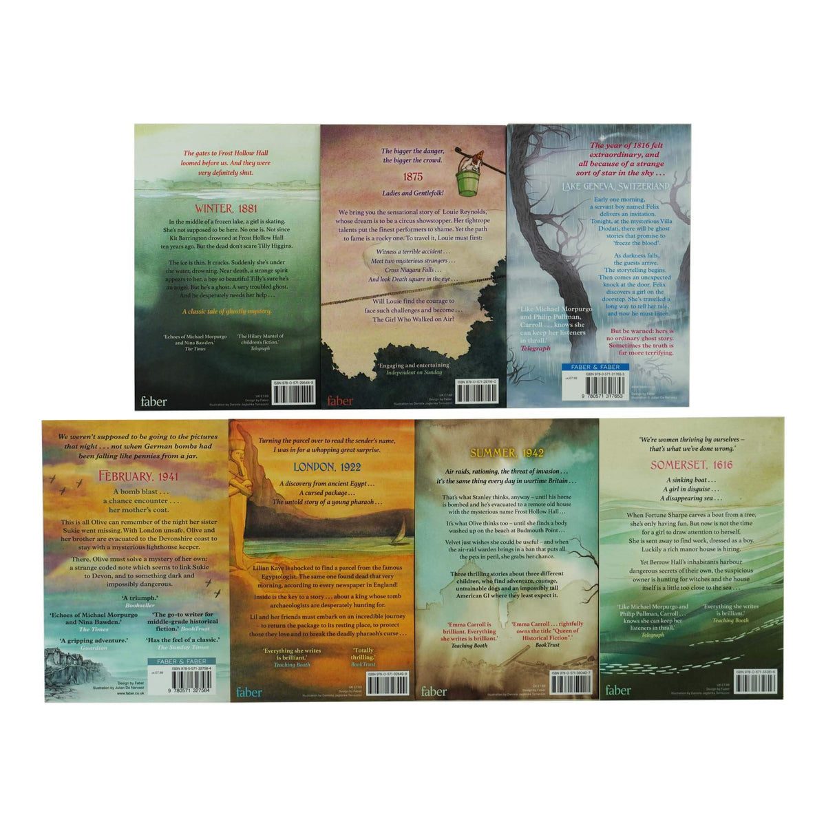 Emma Carroll Secret of a Sun King 7 Books Collection - Ages 9-14 - Pap ...