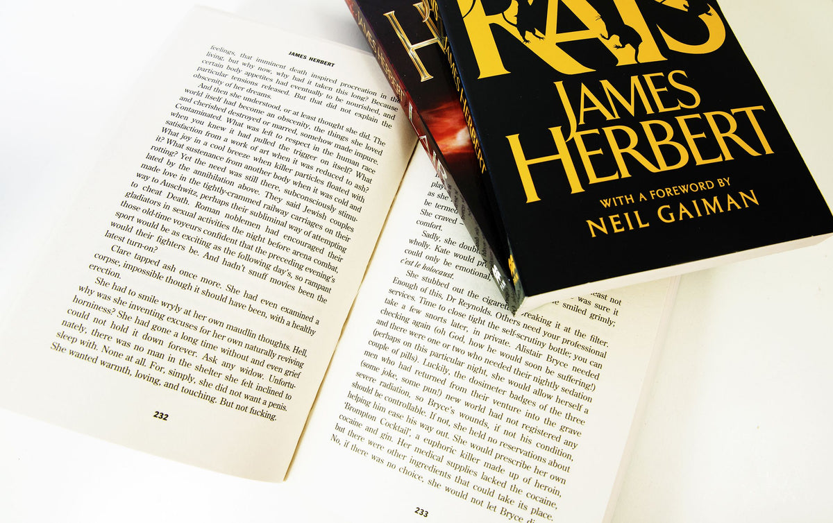 The Rats Trilogy 3 Books Collection Set by James Herbert (Domain, Lair ...