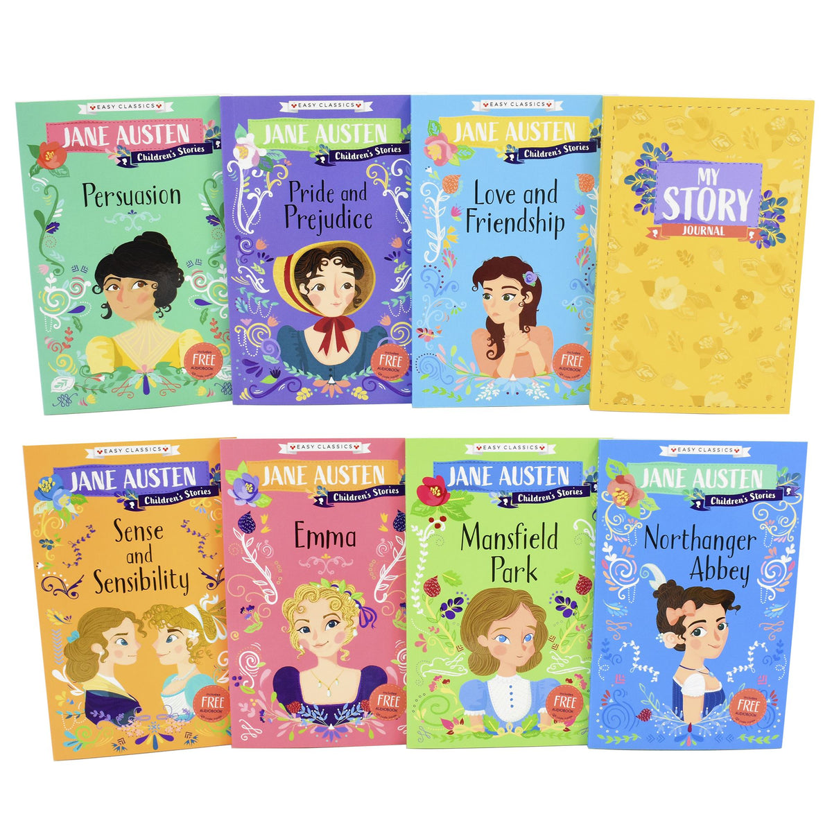 The Complete Jane Austen Childrens Easy Classics 8 Books Collection ...
